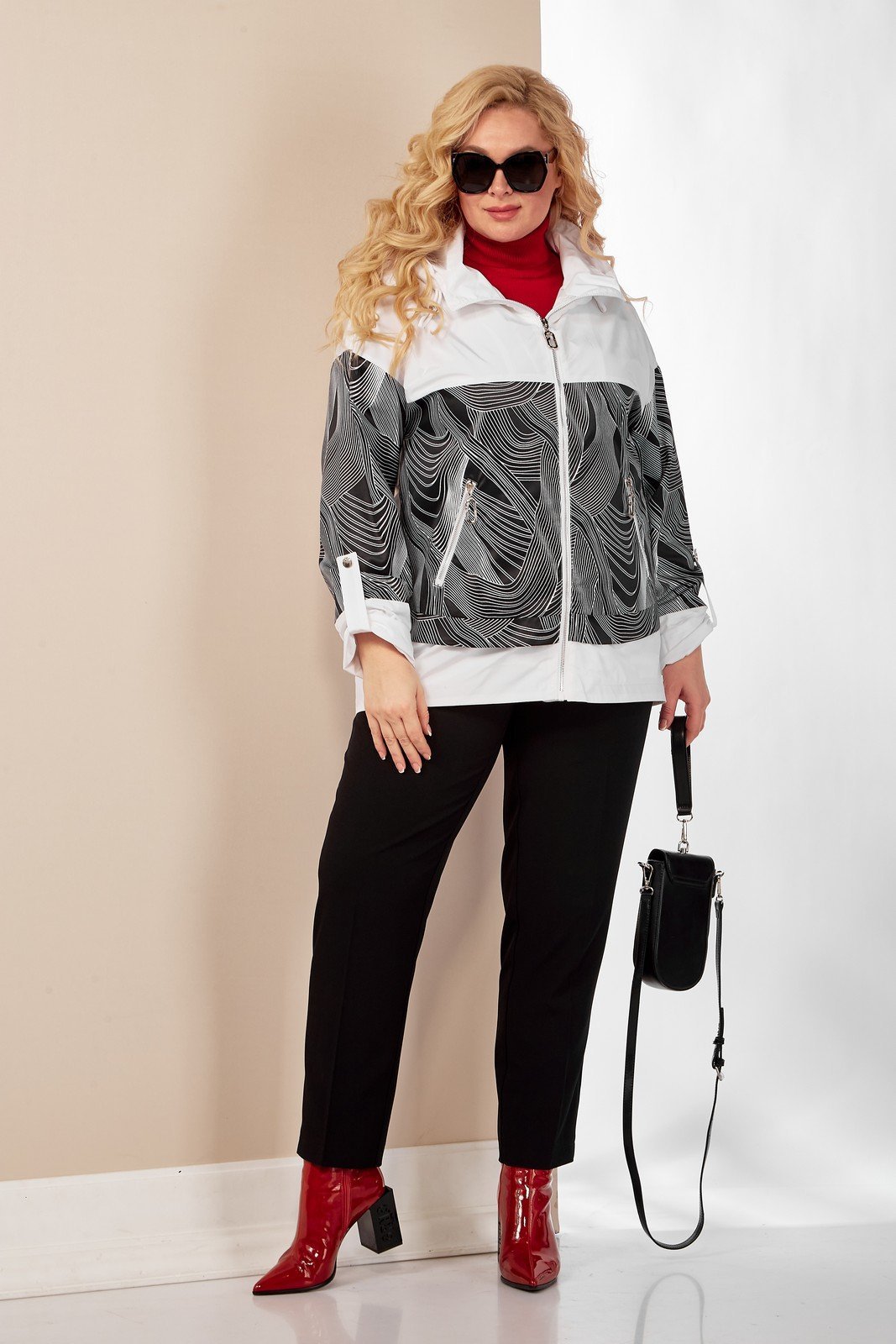 Куртка 2117 белый Shetti купить - 6% скидка | в наличии